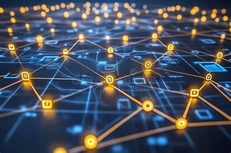 An Illustration Of A Neural Network Showcasing Artificial Intelligence Technology The Emphasis