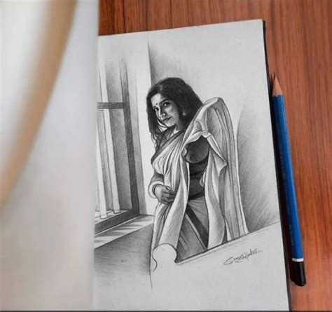 Sooraj Sudevan On Instagram Pencil Sketch A5 Size Soorajsudevanarts