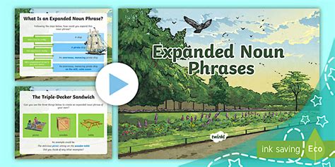 Expanded Noun Phrases Powerpoint Ages 8 9 Teacher Made