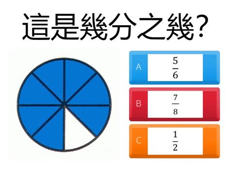 認識分數 測驗