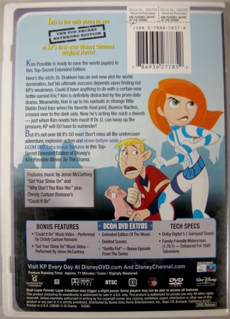 Kim Possible So The Drama Poster