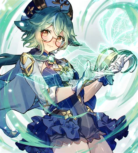 Sucrose Genshin Impact Drawn By Hozumirino Danbooru