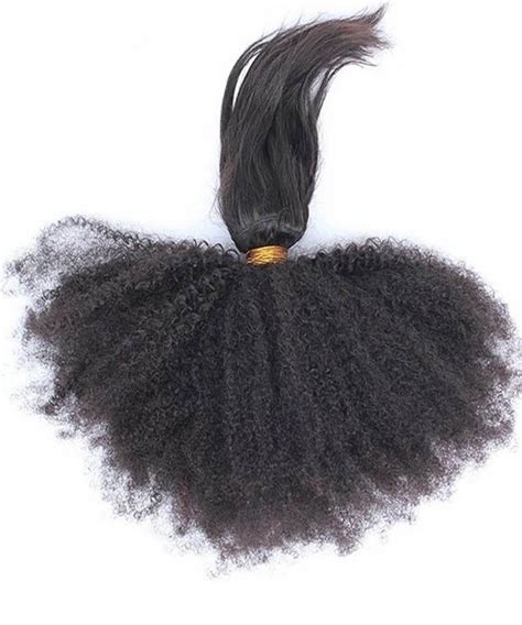 Afro Kinky Curly Human Hair Braiding In Bundles Online Sale 10 30 Inches
