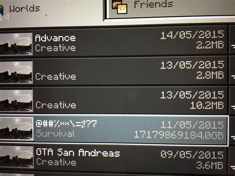 World Has A File Size Of 17 Billion Gigabytes Rminecraft