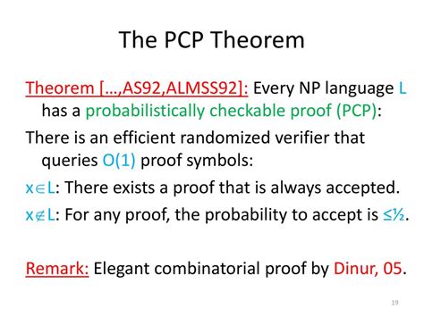 introduction to pcp and hardness of approximation ppt download