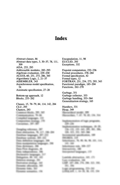 Solution Index 1989 Advanced Programming Methodologies Studypool
