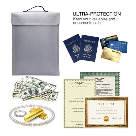 Office Document Folder Holder Fireproof Pouch Home Grandado Office Document Folder Holder Fireproof Pouch Home Grandado