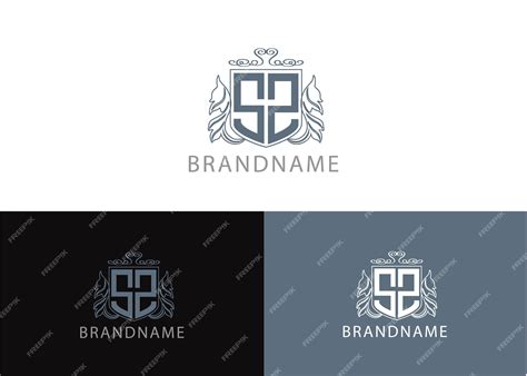 Premium Vector Modern Monogram Initial Letter Sz Logo Design Template