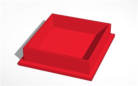3d Design Square Watch Housing Case Tinkercad