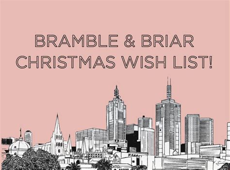 Christmas Wishlist 2023 — Bramble And Briar