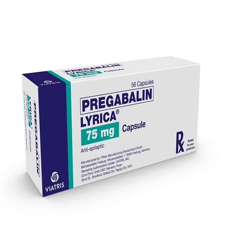 Lyrica Pregabalin 75mg 1 Capsule [prescription Required] Watsons