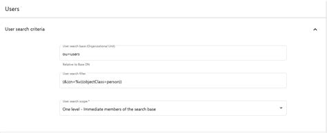 ldap configuration customer hub