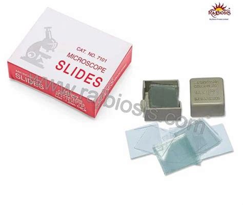 White Plastic Microscope Glass Slides For Industrial 05mm At ₹ 54