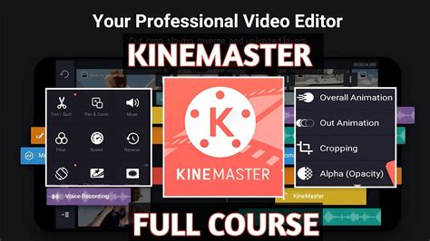 Kinemaster Full Course Kinemaster Complete Full Course Hindi Youtube