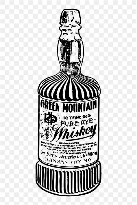 Alcohol Bottle Sketch Images Free Photos Png Stickers Clip Art