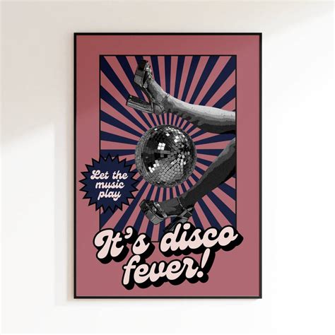 Disco Fever Print By Lost In Music Prints