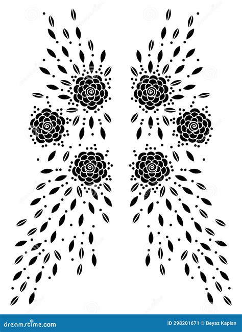 Geometic Floral Design And Effects With Flowers Effective Pattern