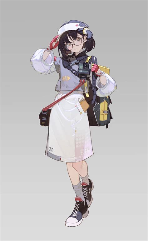 {日韩系列}日式写实角色设计（时尚，机械）（游戏方向） 花瓣网