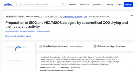 Preparation Of Sio2 And Nio Al2o3 Aerogels By Supercritical Co2 Drying And Their Catalytic