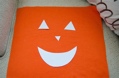 Flannel Halloween Face Pillows Eighteen25