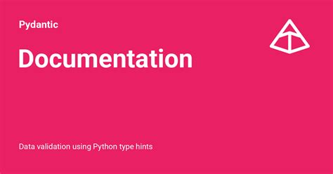 Documentation Pydantic