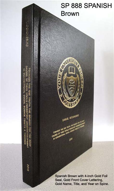 Fabric Hard Cover Phd Bookbinding