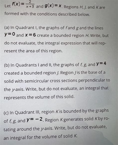 Solved Let f(x)=5+4sinx and g(x)=5+x, and regions M and N be | Chegg.com
