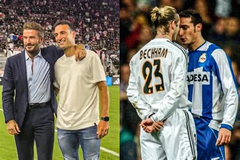 Lionel Scaloni Y David Beckham Se Reencontraron Para Ver A Messi A 20