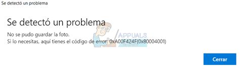 Fix Webcam Camera Error 0xA00F424F 0x80004001