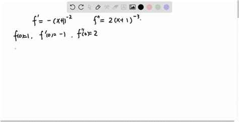 Solved Linear And Quadratic Approximation A Find The Linear Approximating Polynomial For The