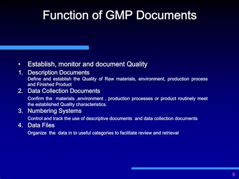 Importance Of Documentation For Gmp Compliance PDF