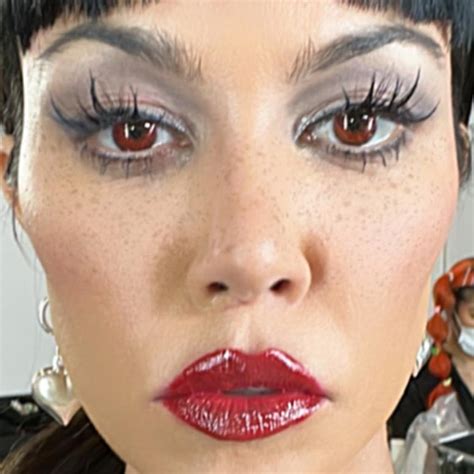 Kourtney Kardashian Smokey Eye Makeup