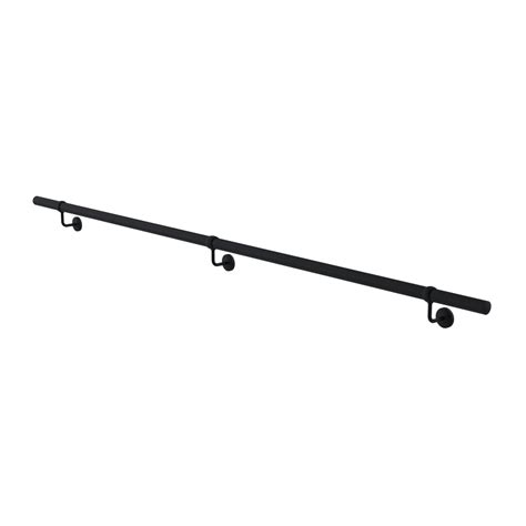 Matt Black Stair Handrail Kit 36m X 40mm