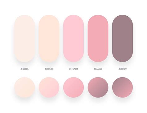 32 Beautiful Color Palettes With Their Corresponding Gradient Palettes