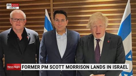Scott Morrison And Boris Johnson Visit Israel Sky News Australia