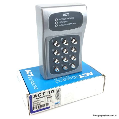 Standalone Keypad Act 10 Access Control Technology Act10 Axxa Motor