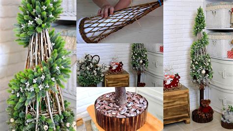 Большая декоративная ЁЛОЧКА своими руками НОВОГОДНИЙ декор для дома Youtube