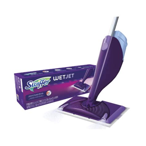 Swiffer WetJet Mop Starter Kit Spray Mop Mopping Pads Floor Cleaner Liquid Solution