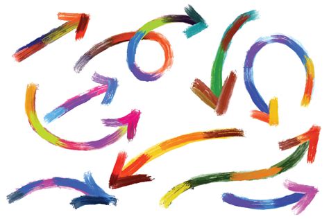 Modern Different Colorful Arrow Set Design 25361195 Vector Art At Vecteezy