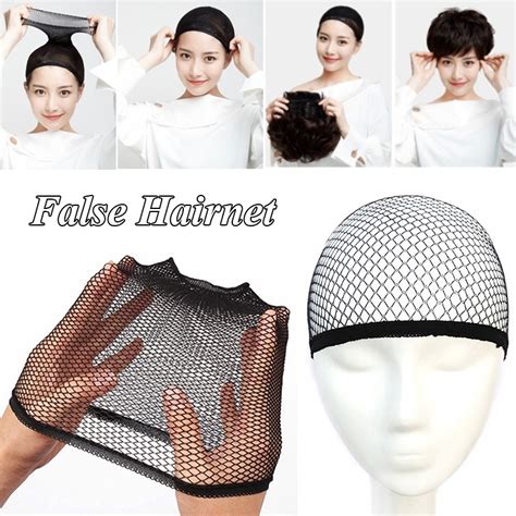 Unisex Hair Net Cap Hair Mesh Weaving Wig Cap Hair Styling Tools Nylon