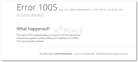 Fix Error 1005 Access Denied