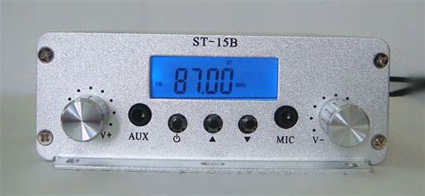 Rf Fm 15w Stereo Transmitter 87 108mhz Only Host Tnc Bnc St 15b Frequency Modulation Broadcast 