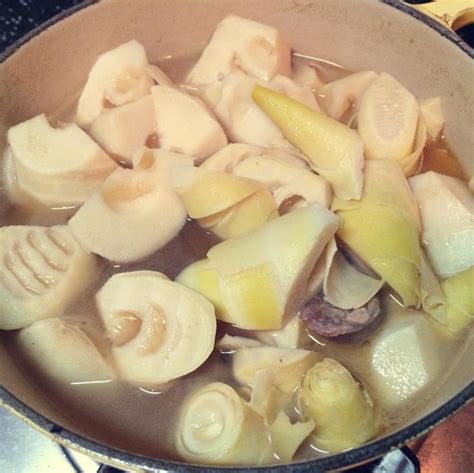 【咸肉烧笋的做法步骤图，咸肉烧笋怎么做好吃】pescetarian下厨房