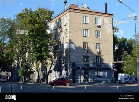 Buildings Interesting Streets Trees Landscape Design In The Center Of The City Of Dnipro