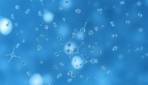 Cell Abstract Concept Microorganisms Under Microscope Isolated With White Highlights Premium