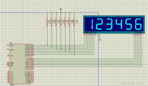 共阴极型数码管动态显示电路共阴数码管动态显示1 6程序代码 Csdn博客