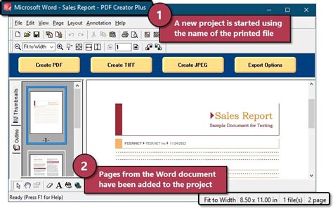 Create PDF From Any Document Peernet