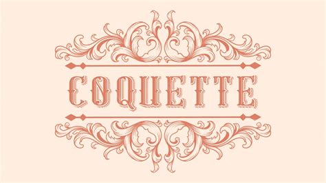 Coquette Retro Text Effect Vector File Illustrator Premium