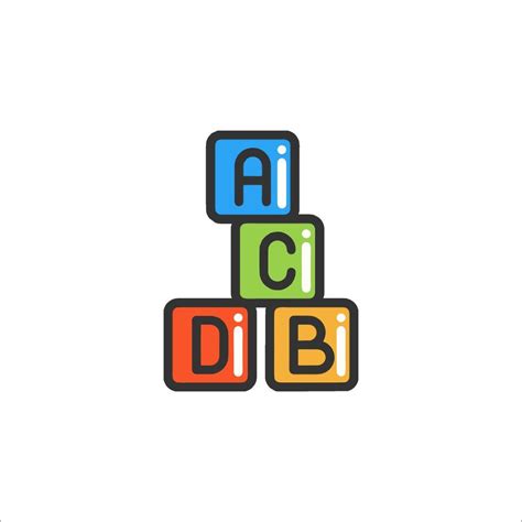 A Colorful Logo For Acdb 54022738 Vector Art At Vecteezy