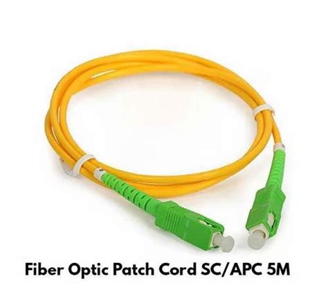 Fiber Optic Patch Cord Sc Apc Mtr Green At Best Price In Ernakulam Id